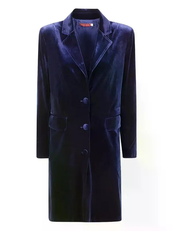 BIANCO LEVRIN Velvet Coat