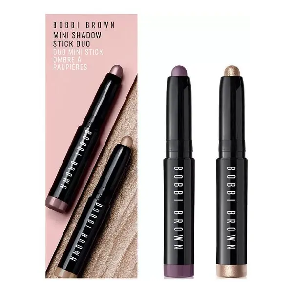 Bobbi Brown Mini Long-wear Cream Eyeshadow Stick Duo Antique Rose/toast