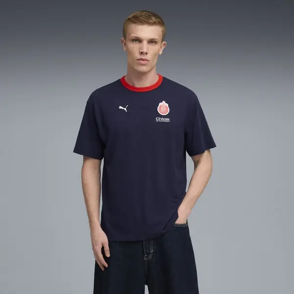 PUMA Chivas Relaxed Graphic T-shirt - Blue