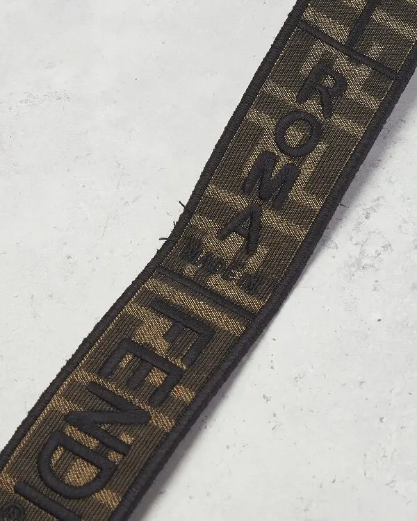 FWRD RENEW Fendi Zucca Canvas Baguette