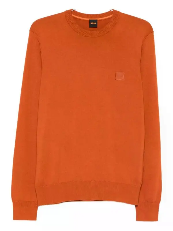 Hugo Boss Logo-patch Sweater - Grey