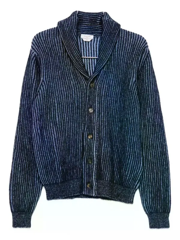 Jacob Cohen Shawl-collar Striped Cardigan