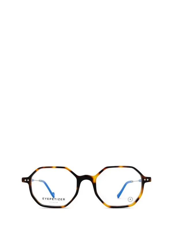 EYEPETIZER Neuf C.as Octagon Eyeglasses - Dark Avana