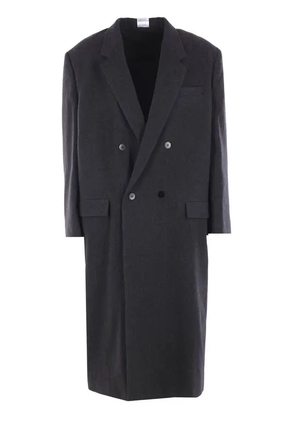 MAGLIANO Oversized Double-breasted Coat - Grey