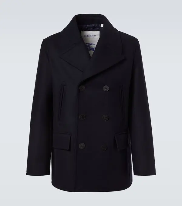 Burberry Double-breasted Wool Peacoat