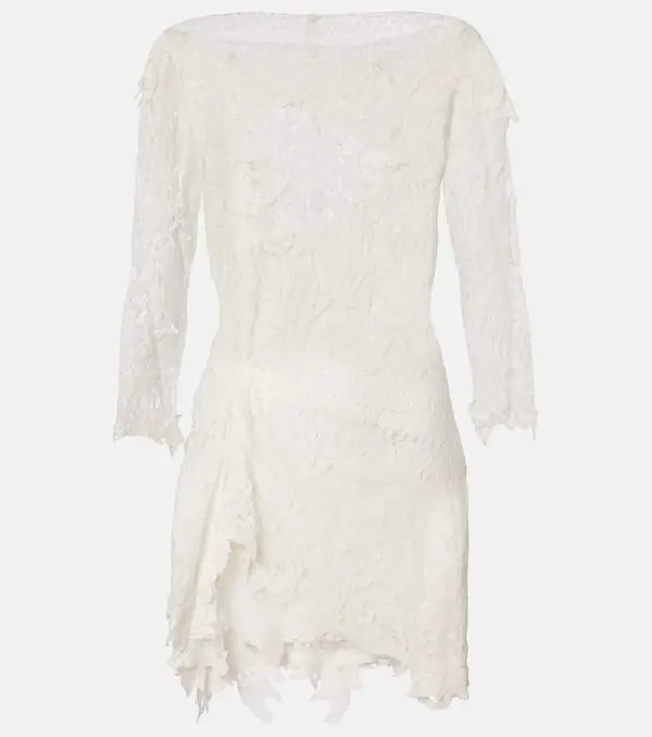 Isabel Marant Rubiana Lace Cotton-blend Minidress