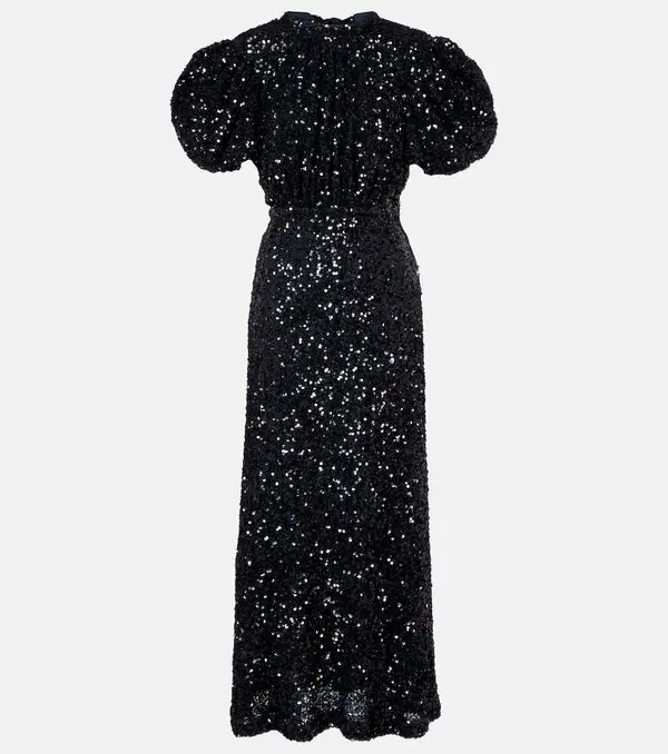 Remain Birger Christensen Sequined Cocktail Dress - Blue