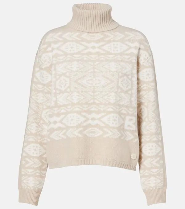 Bogner Nadin Wool And Cotton-blend Turtleneck Sweater