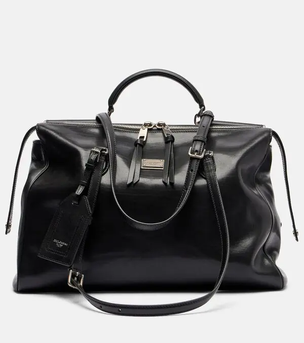 Dolce & Gabbana Vittoria Leather Tote Bag