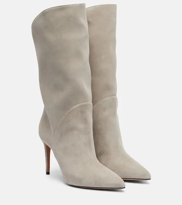 Paris Texas Gaia 85 Suede Ankle Boots