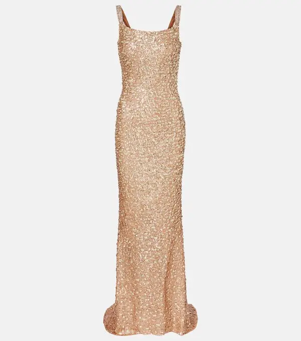 Jenny Packham Lotus Embellished Gown