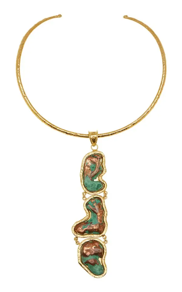 Sylvia Toledano 18k Plated Native Copper Necklace