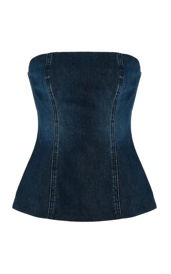 DL1961 Denim Bustier Top