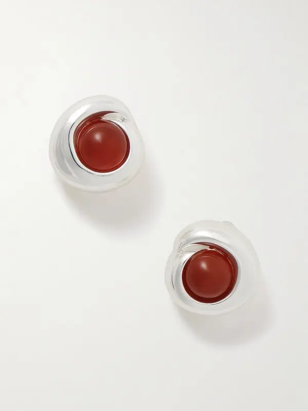 JULIETTA Agnes -plated Carnelian Earrings