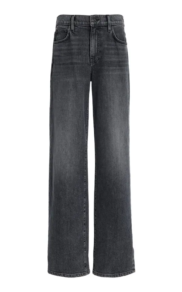 Lafayette 148 New York L148 Denim Wyckoff Wide Leg Jean