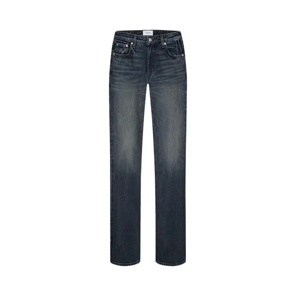 Rhude Low-waist Denim Short 'dark Indigo