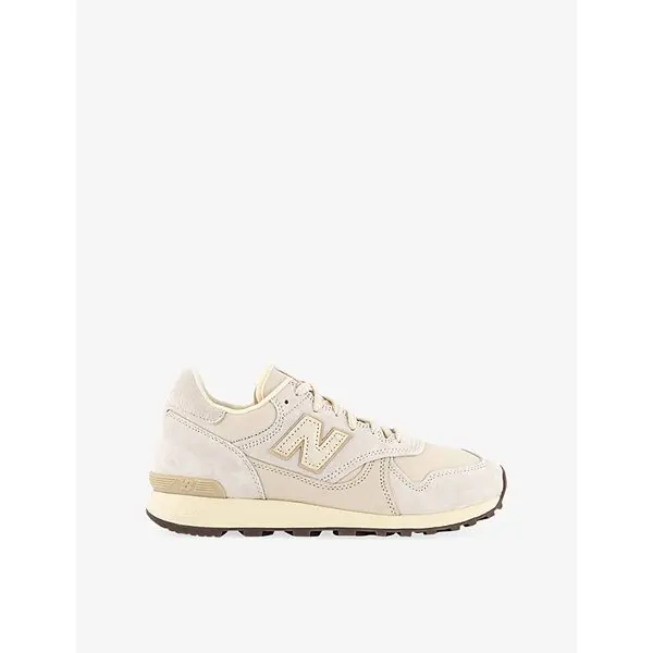 NEW BALANCE 475 Suede And Mesh Trainers