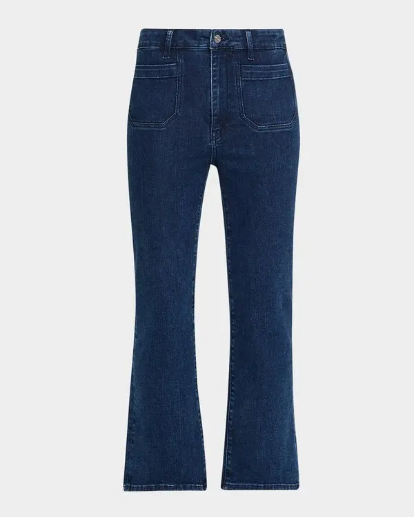 FRAME The Reboot Crop Modernist Pocket Bootcut Jeans