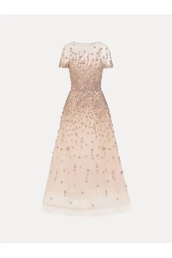 sachin and babi light blue dress Oscar de la Renta Spring 2024 Bridal collection main image 1