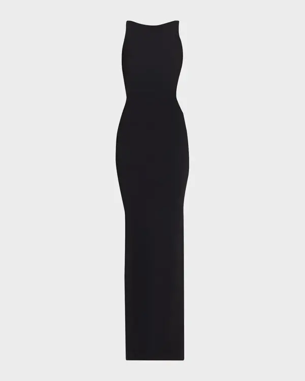 Chiara Boni La Petite Robe Eman Sleeveless Column Gown