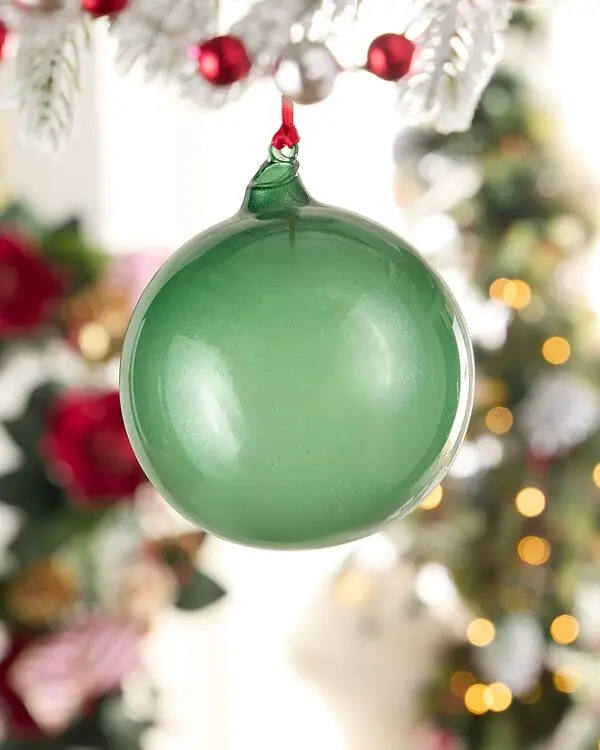JIM MARVIN Emerald Sparkle Bubble Christmas Ornament