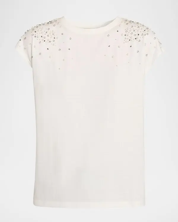Ramy Brook Amelia Embellished Blouse - White