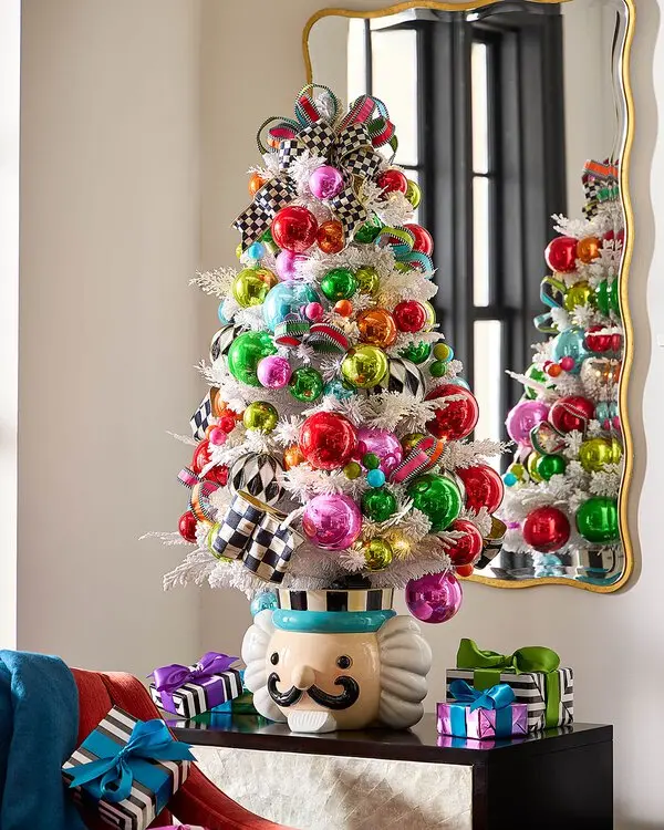 MACKENZIE-CHILDS Confetti Christmas Potted Tree
