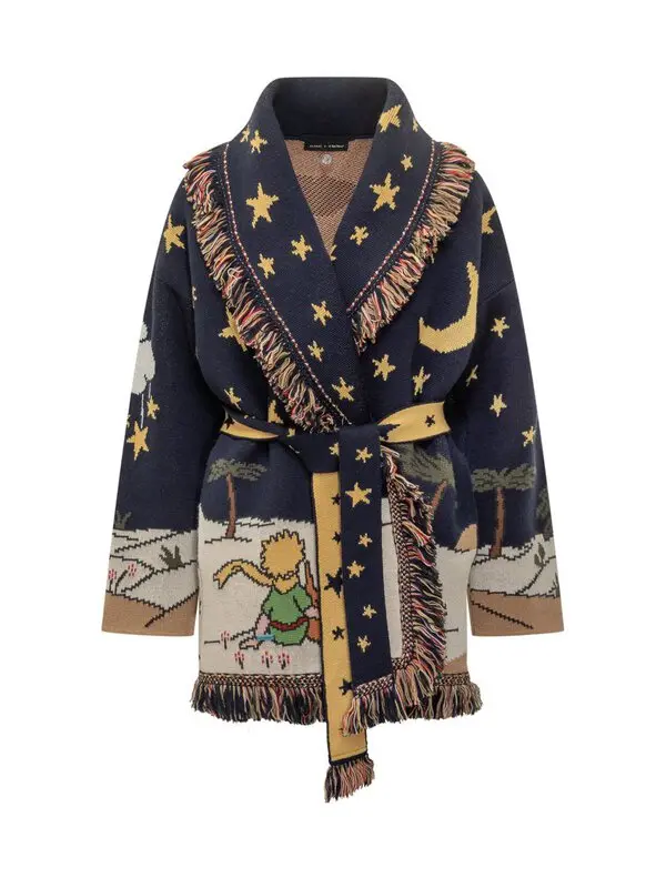 Alanui Cardigan The Little Prince With Fringes