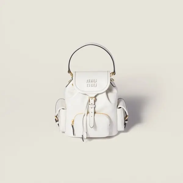 Miu Miu Leather Backpack