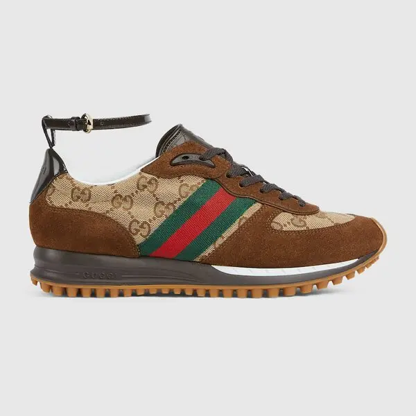 Gucci S Re-motion Sneaker - Brown