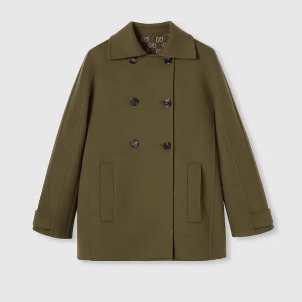 Gucci Wool Double-breasted Coat Ready-to-wear