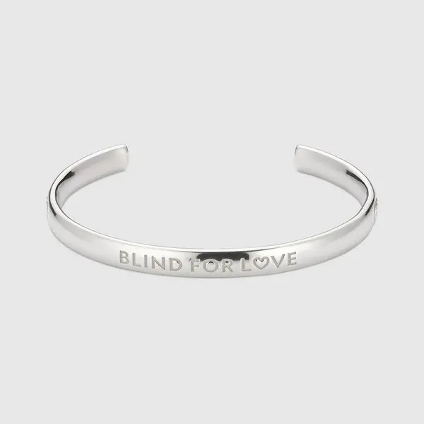 Gucci Blind For Love Bangle Bracelet, Size
