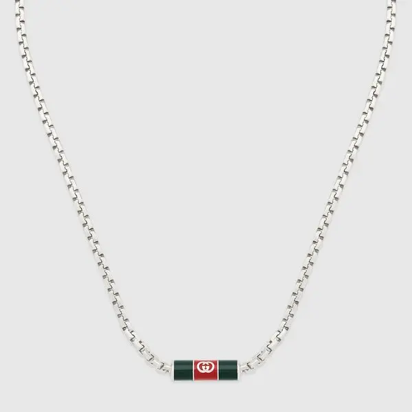Gucci Necklace With Web Detail