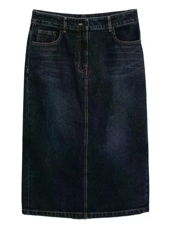JUUN.J Button Fasten Denim Skirt
