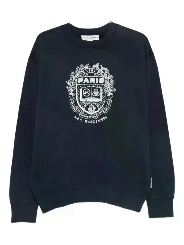 A.p.c. Graphic-print Pullover Sweater