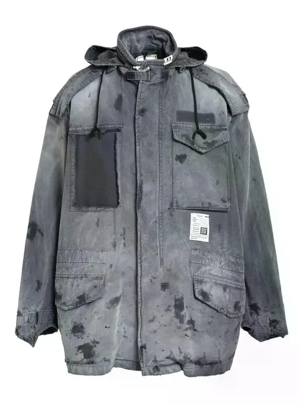 Mihara Yasuhiro Distressed Hooded Jacket