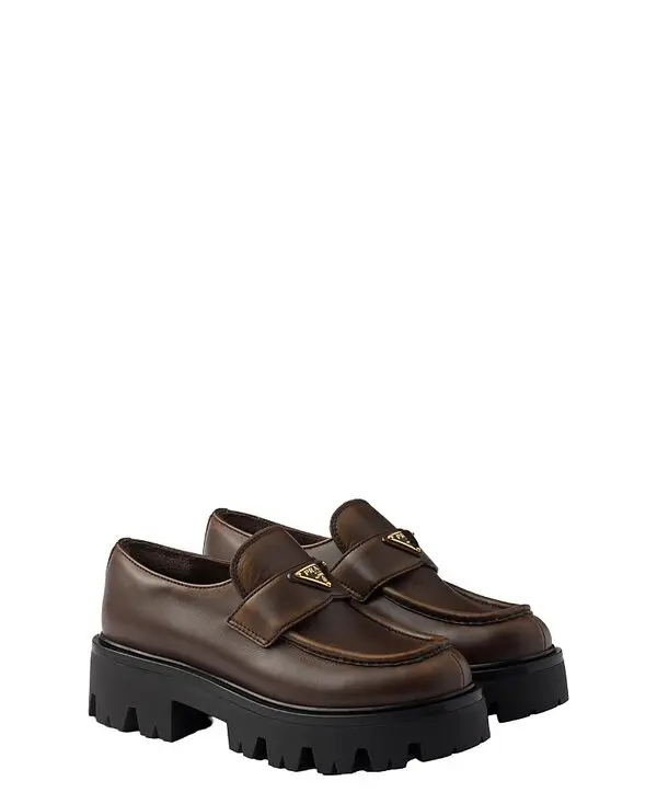 Prada Leather Loafers