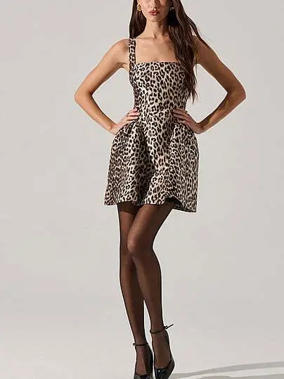 Victoria's Secret Astr The Label Claudie Leopard Mini Dress