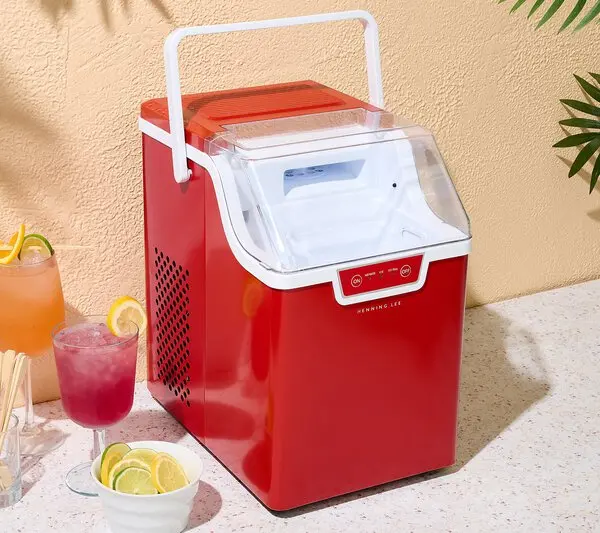 HENNING LEE As Is 27-lb 5 Minute Nugget Ice Maker W/ Scoop