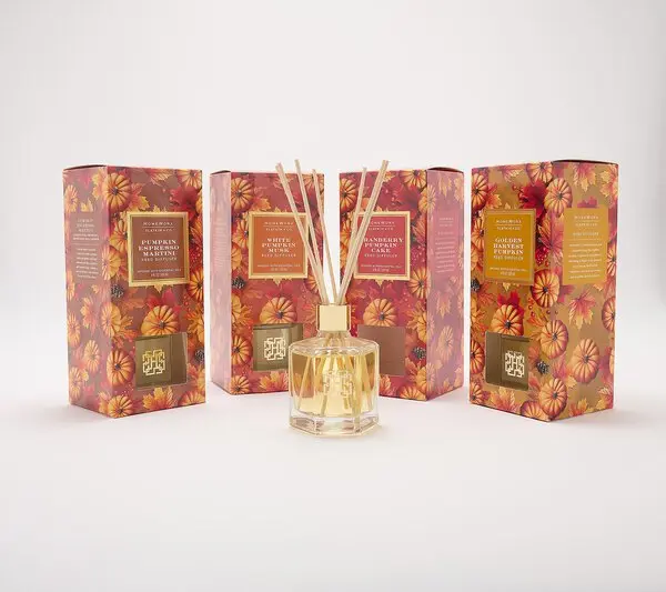 HOMEWORX BY SLATKIN + CO. As Is S/4 Pumpkin Spicediffusers
