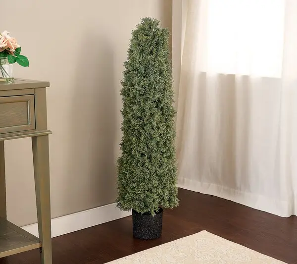 WICKER PARK As Is 4' Potted Indoor/outdoor Cedar Tree