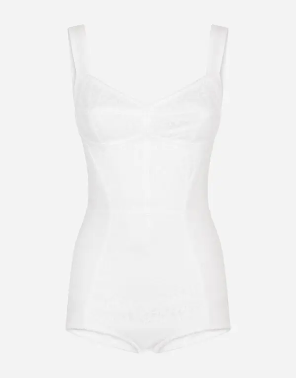 Dolce & Gabbana Corset Bodysuit - White