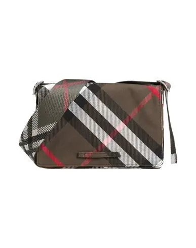 Burberry Cross-body Bag Khaki Polyester, Cotton