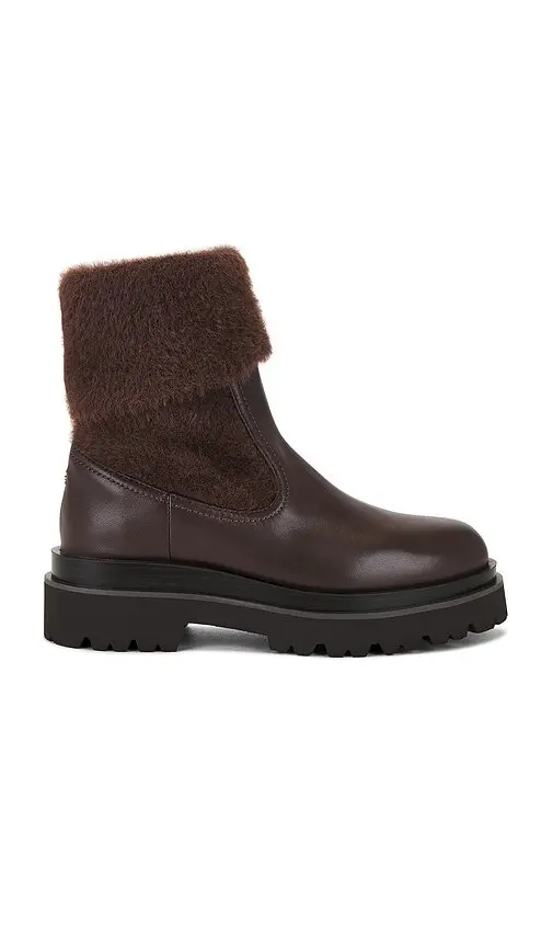 Lola Cruz Ankle Boot In Brown
