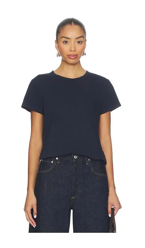 LESET The Margo Tee In Navy
