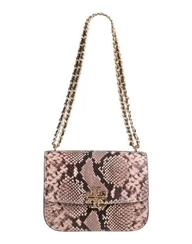 Tory Burch Shoulder Bag Taupe Leather - Grey