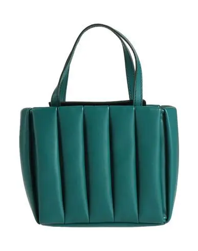 THEMOIRE Handbag Deep Teal Textile Fibers - Green