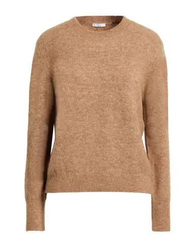 Peserico Easy Sweater Light Brown Size Alpaca Wool, Polyamide, Wool, Elastane