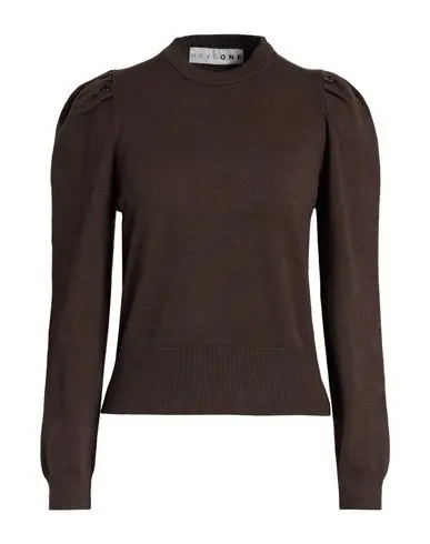 HAVEONE Sweater Chocolate Size Viscose, Polyester, Polyamide