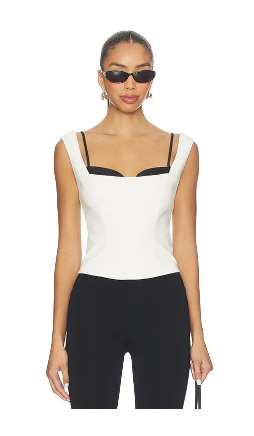 Lpa Kenley Top In Black,white